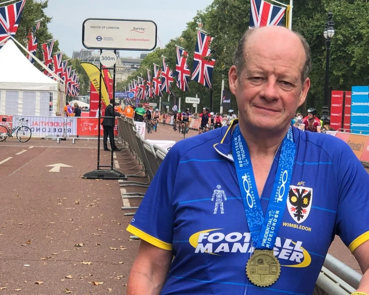 Sean cycles to help children stay active — AFC Wimbledon Foundation