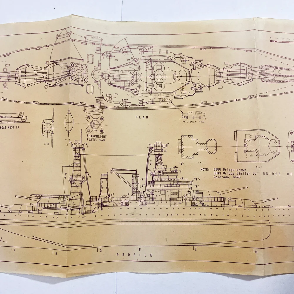 Battleship Plans Drawings