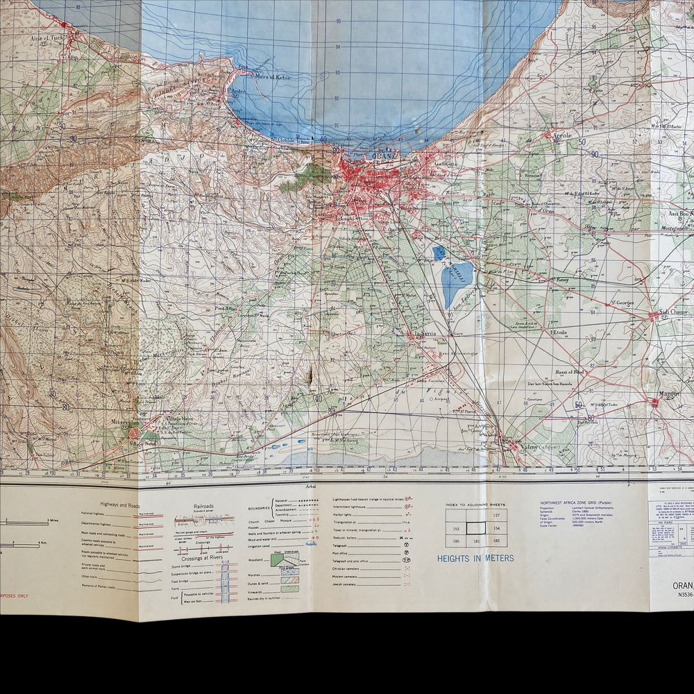 Operation Torch Map