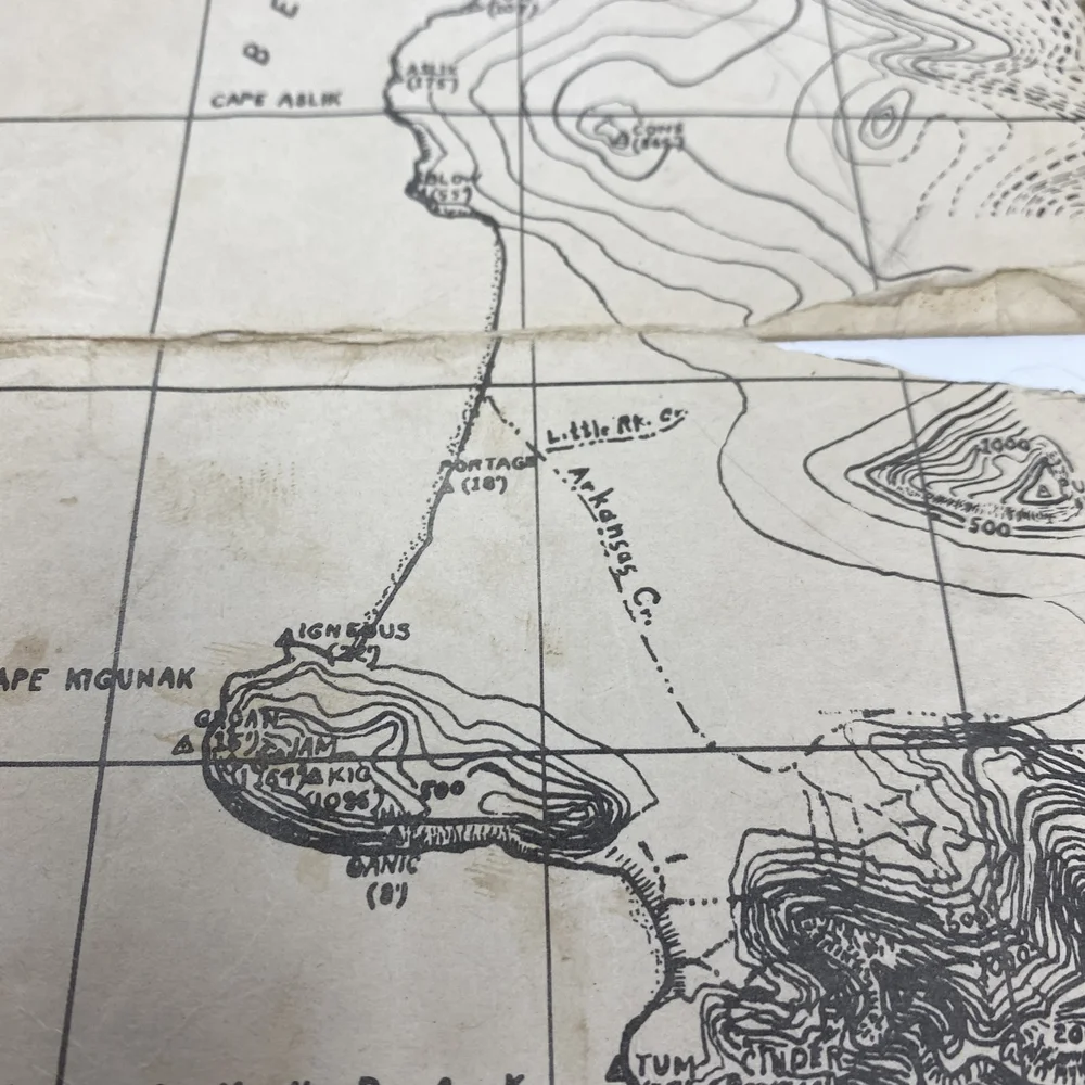 Map Of Fort Glenn Umnak On