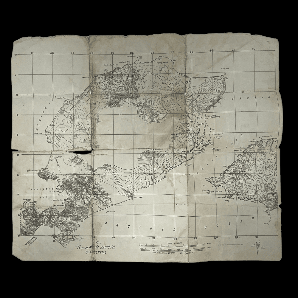 Map Of Fort Glenn Umnak On