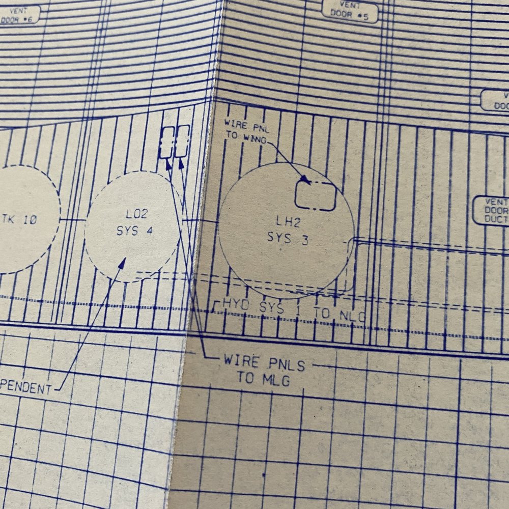 Space Shuttle Lay Out Grid