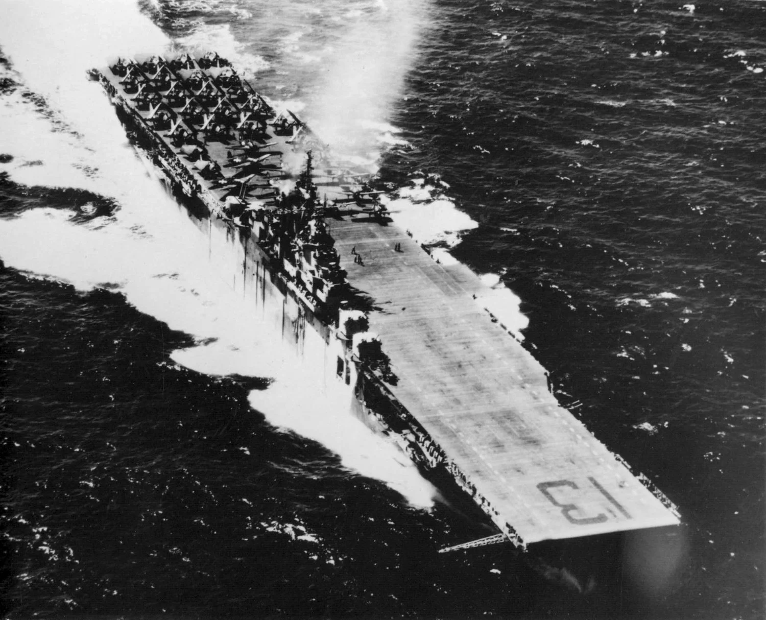 WWII 1944 USS Franklin (CV-13) Carrier Air Group ‘CONFIDENTIAL’ Saipan ...