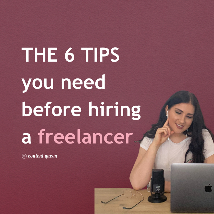 The 6 tips to manage a freelancer in your business — Content Queen Mariah