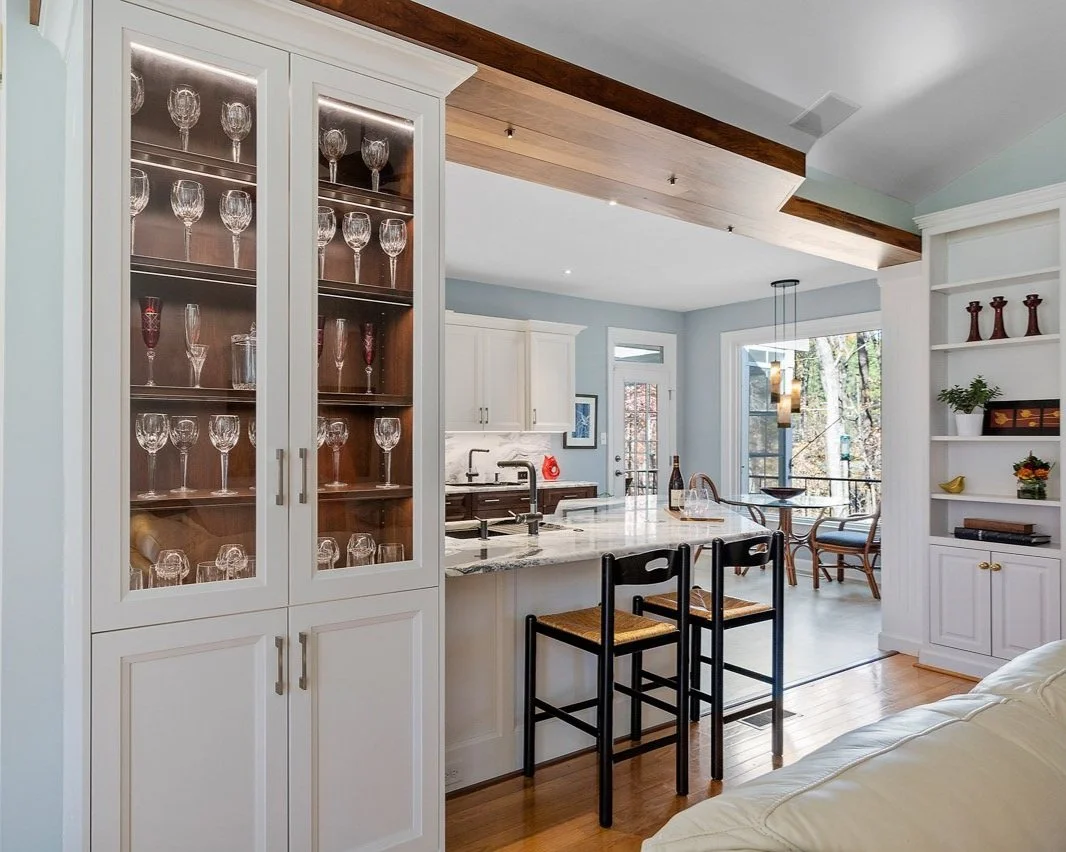 Open and Airy Galley Kitchen Renovation — Hampton Kitchens