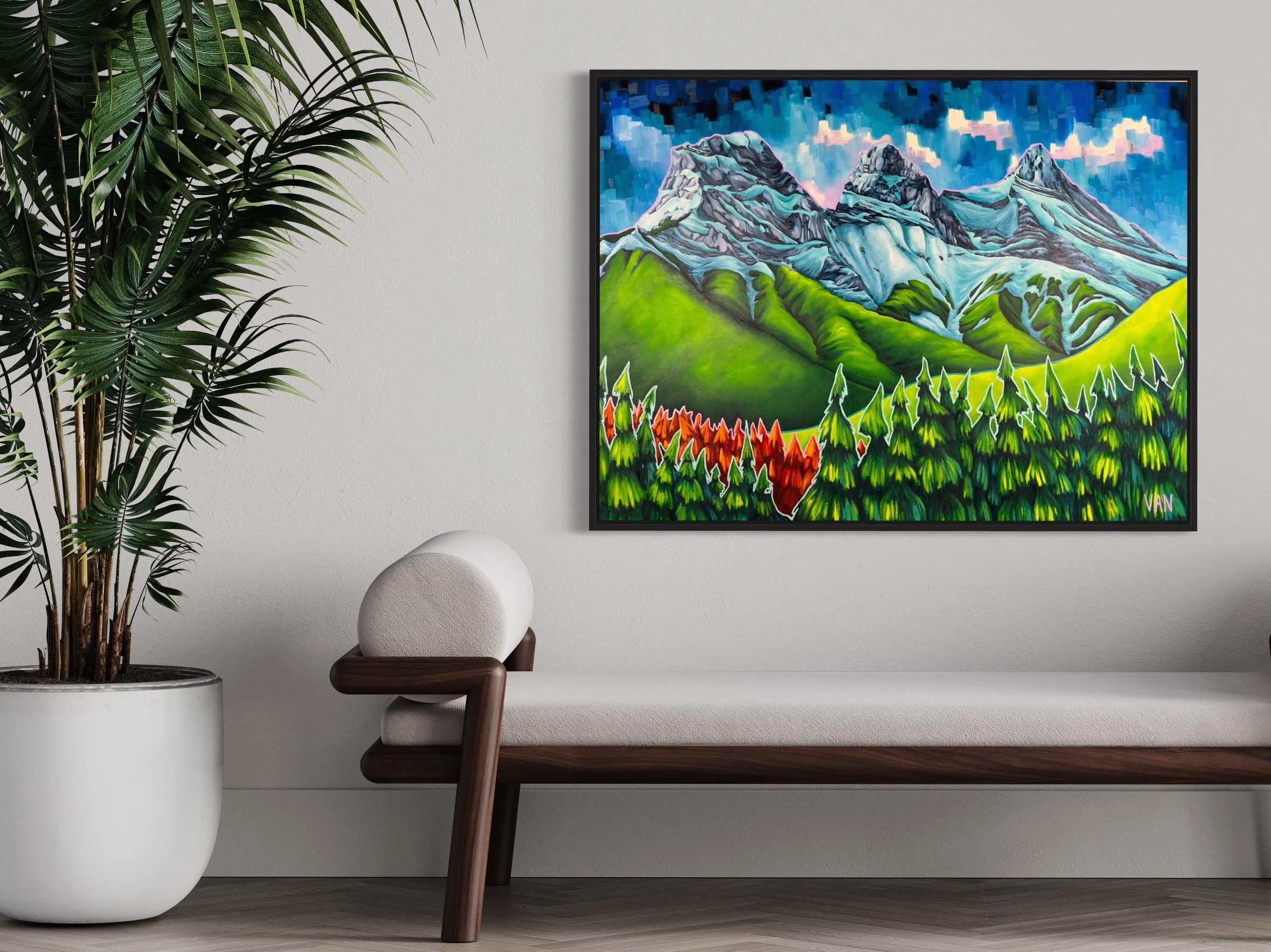 Fisher Peak, the Kootenays — Van Colden Art