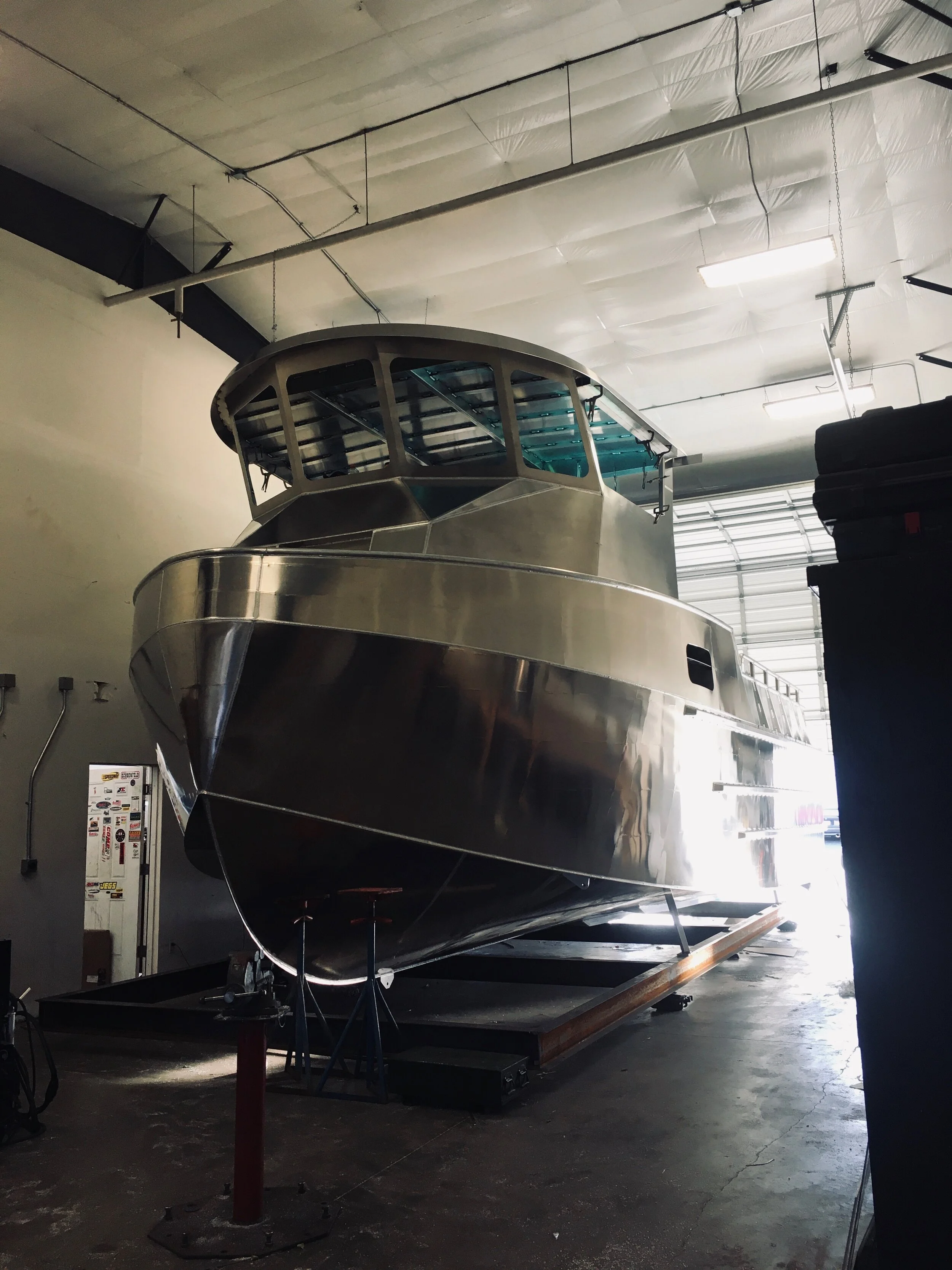 New Boat Construction — Full Time Custom Fabrication & Machine Shop