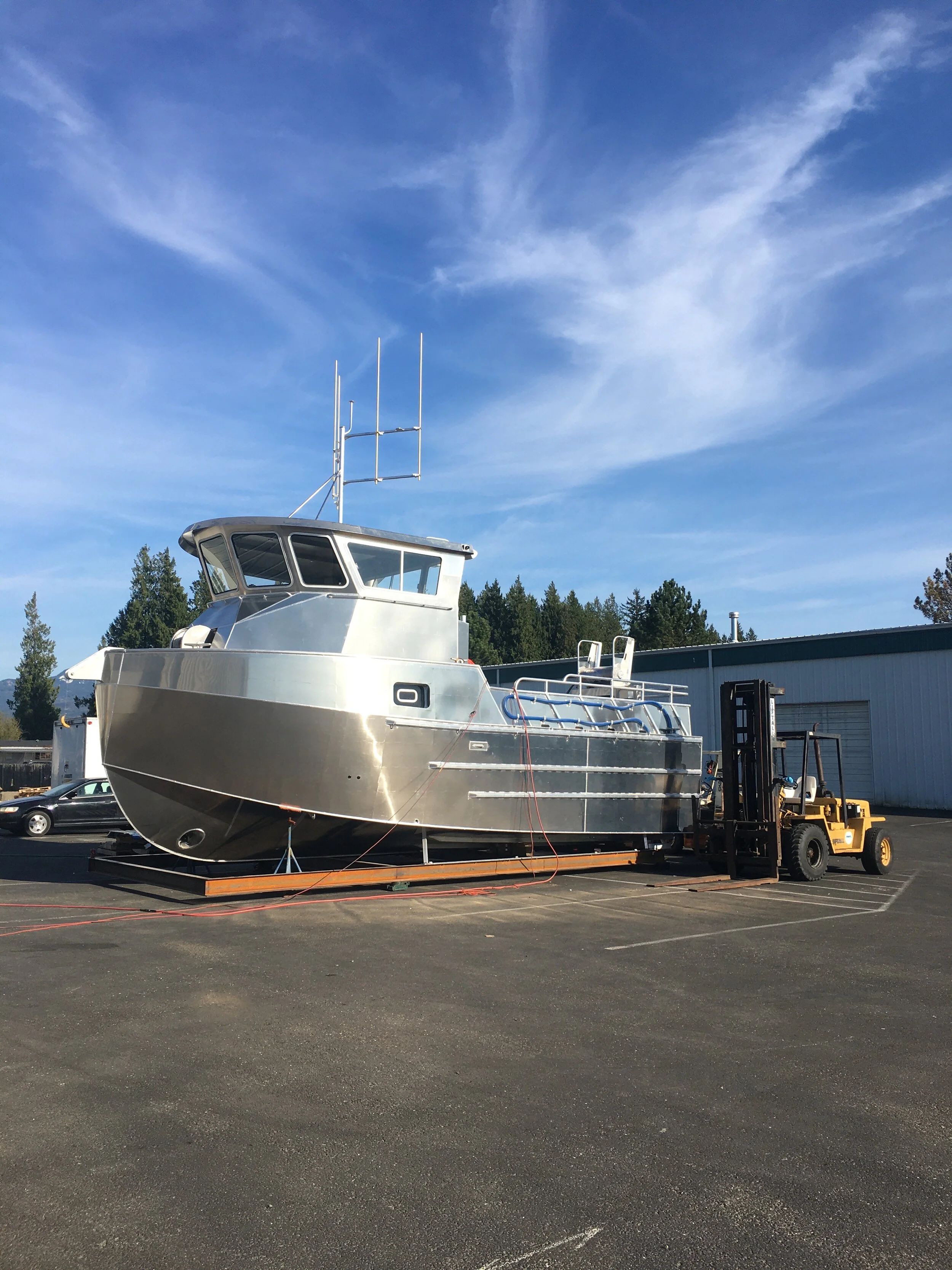 New Boat Construction — Full Time Custom Fabrication & Machine Shop