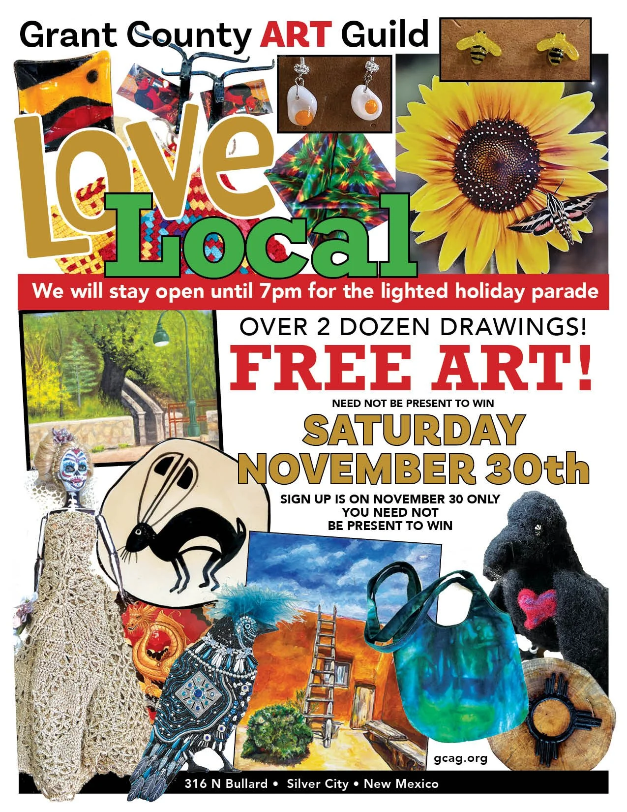 Love Local Drawings for Free Art — Silver City Art Association