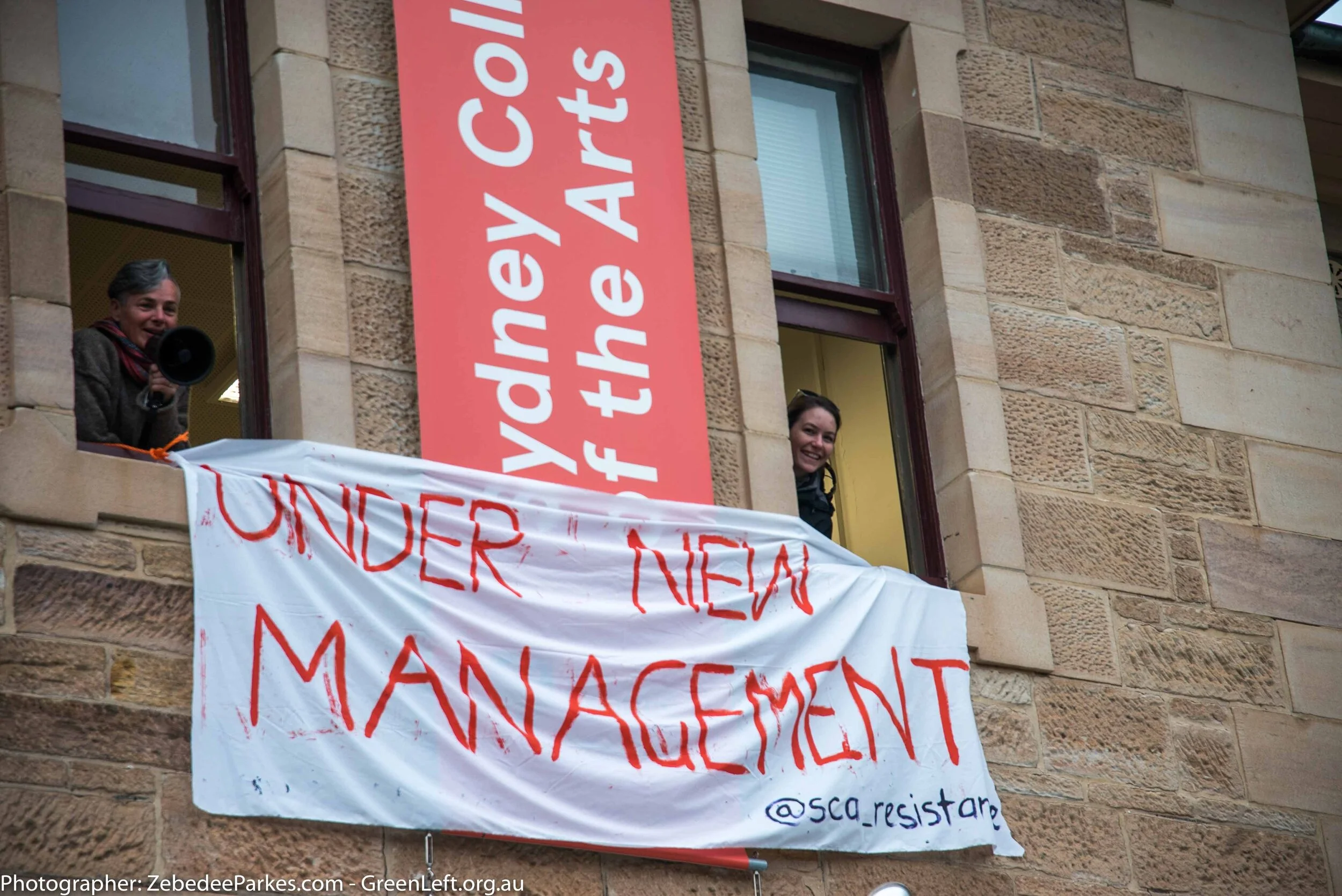 Students occupy to save arts college — Zebedee Parkes