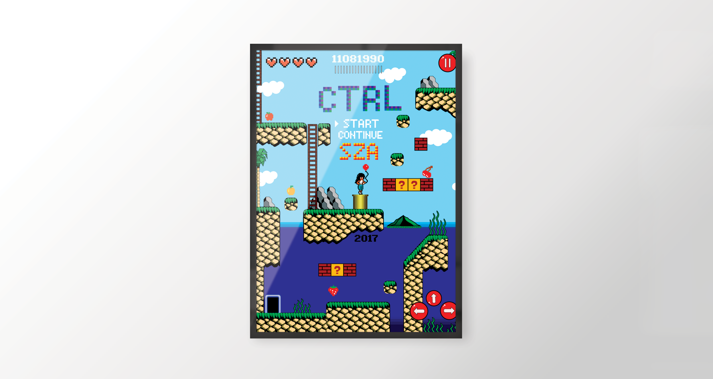 SZA 'ctrl' Poster — sarah duvivier