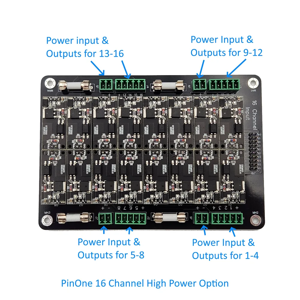 PinOne Main Virtual Pinball Connection Board — Cleveland Software Design