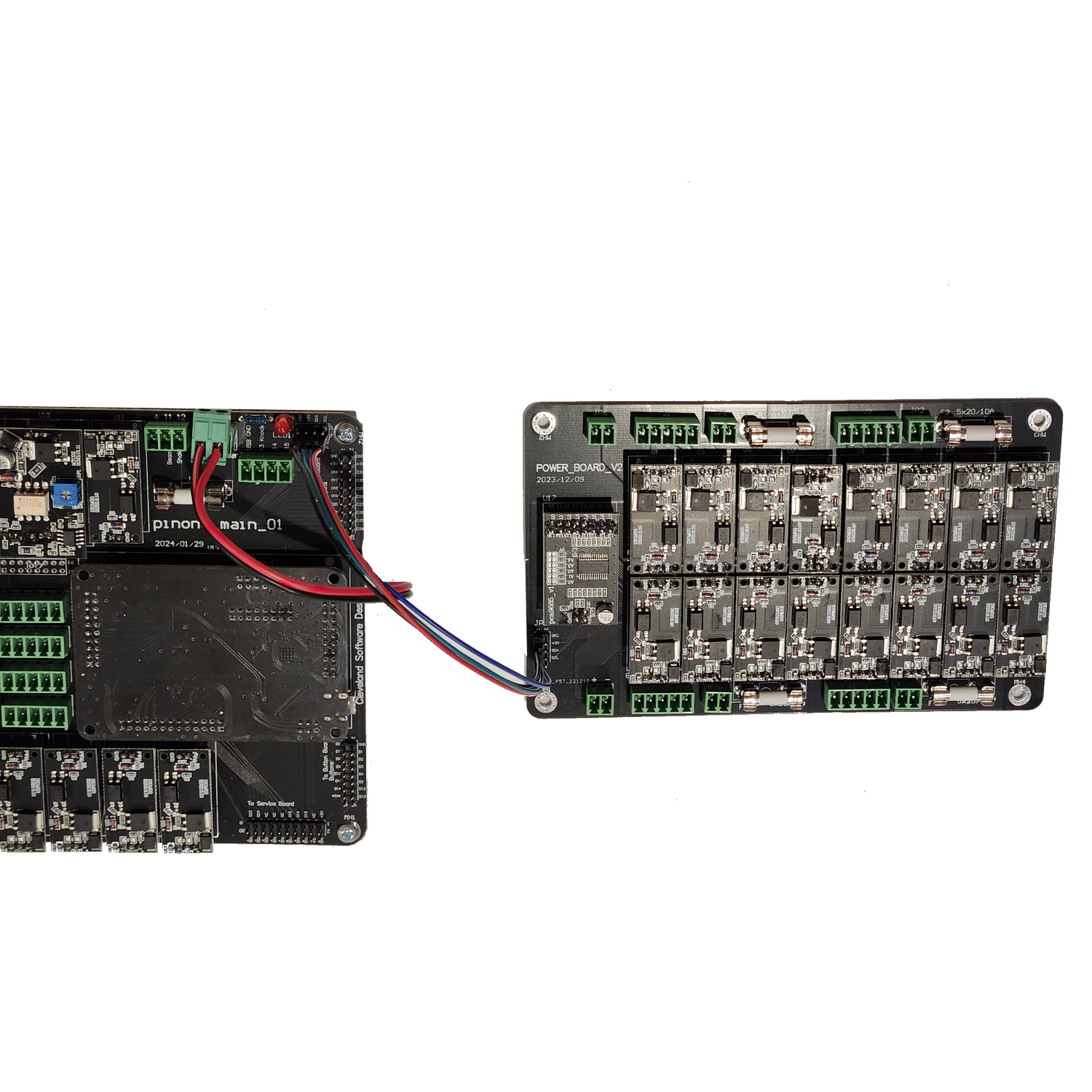 PinOne Main Virtual Pinball Connection Board — Cleveland Software Design