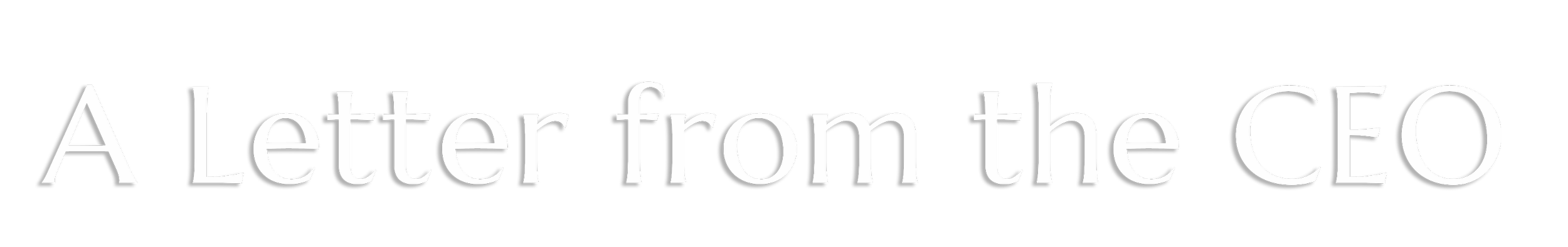 Letter from the CEO — World Family English