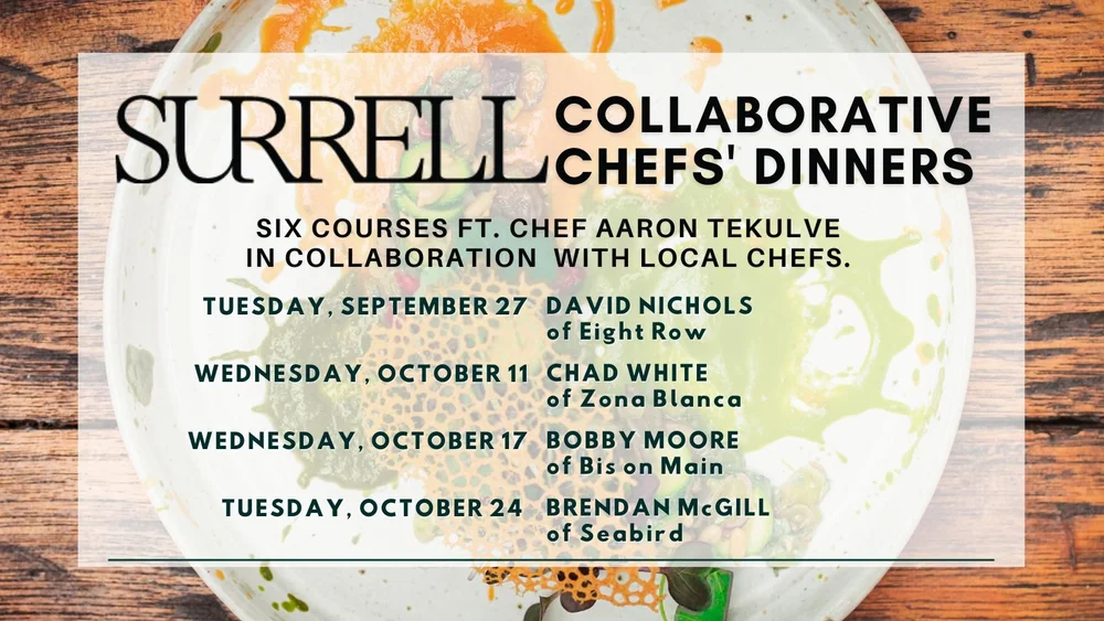WA WINE MONTH — SURRELL | MODERN PACIFIC NORTHWEST CUISINE | WASHINGTON ...