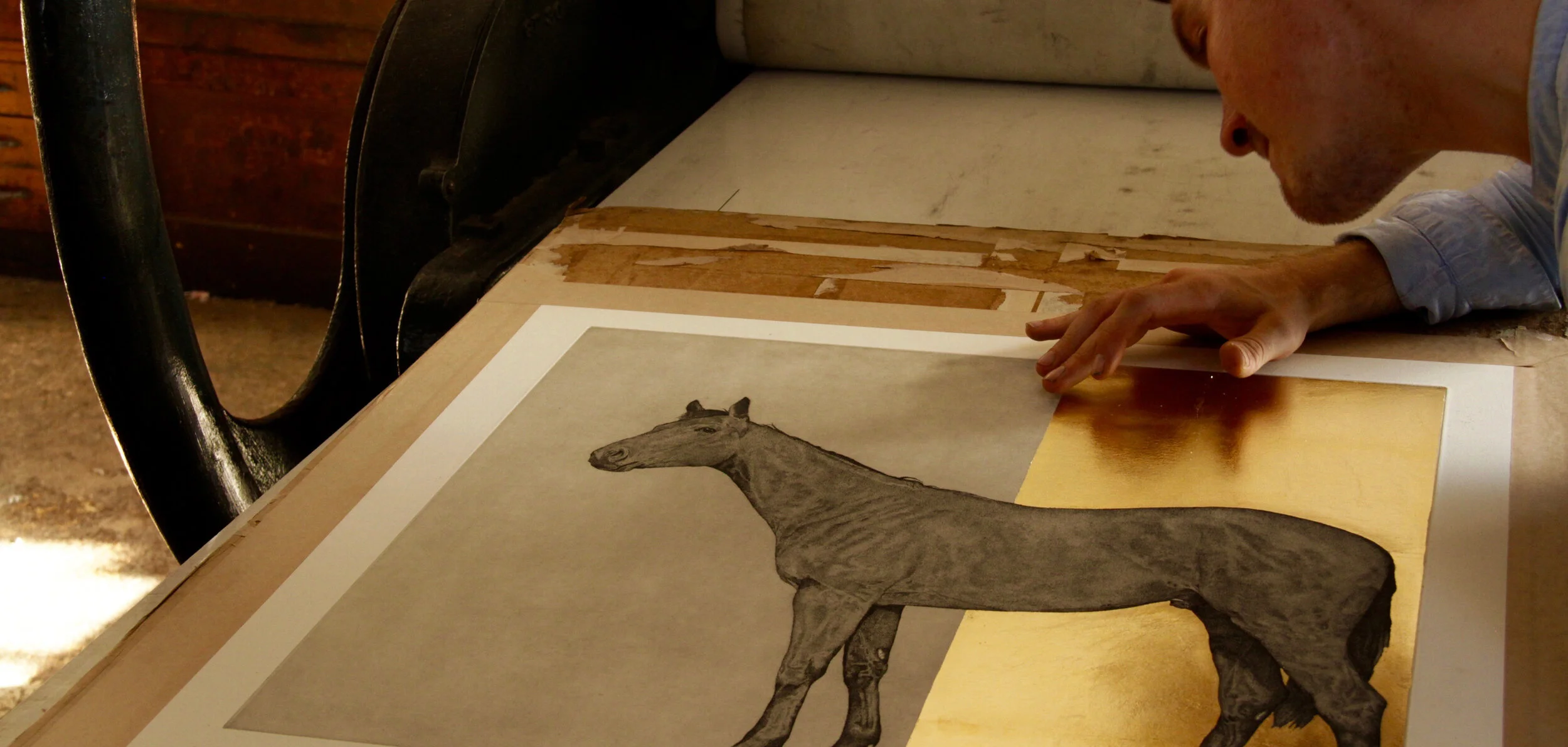 Guy Allen Studio — Horse art by Norfolk-based printmaker