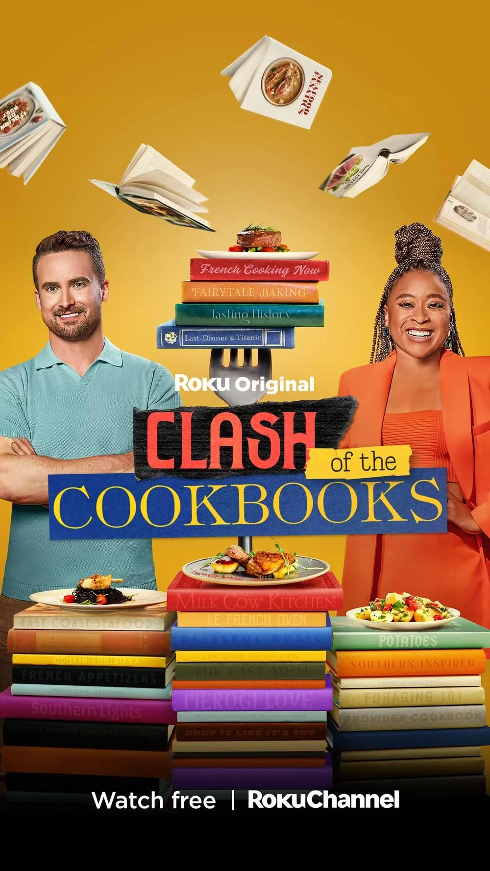 Clash of the Cookbooks on Roku December 6 — Seis Kamimura