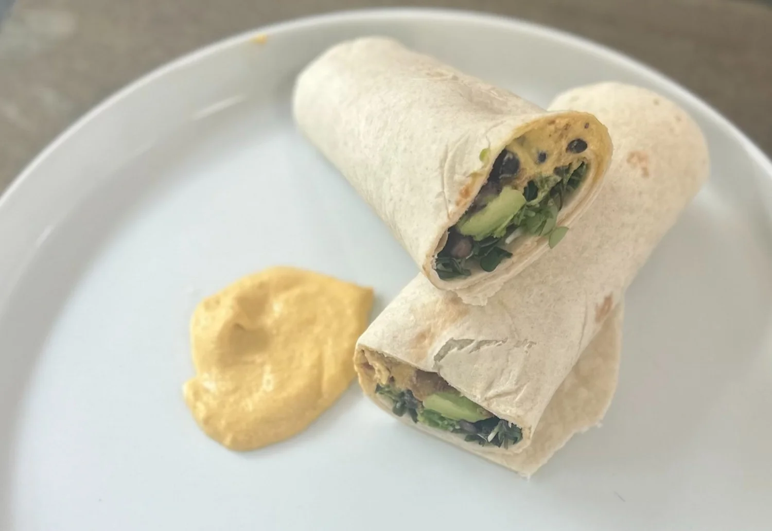Vegan Sunrise Fiesta Wraps — Seis Kamimura