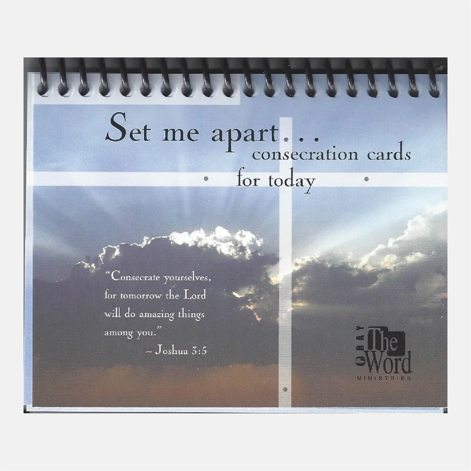 Set Me Apart Consecration Cards for Today — Pray the Word Ministries
