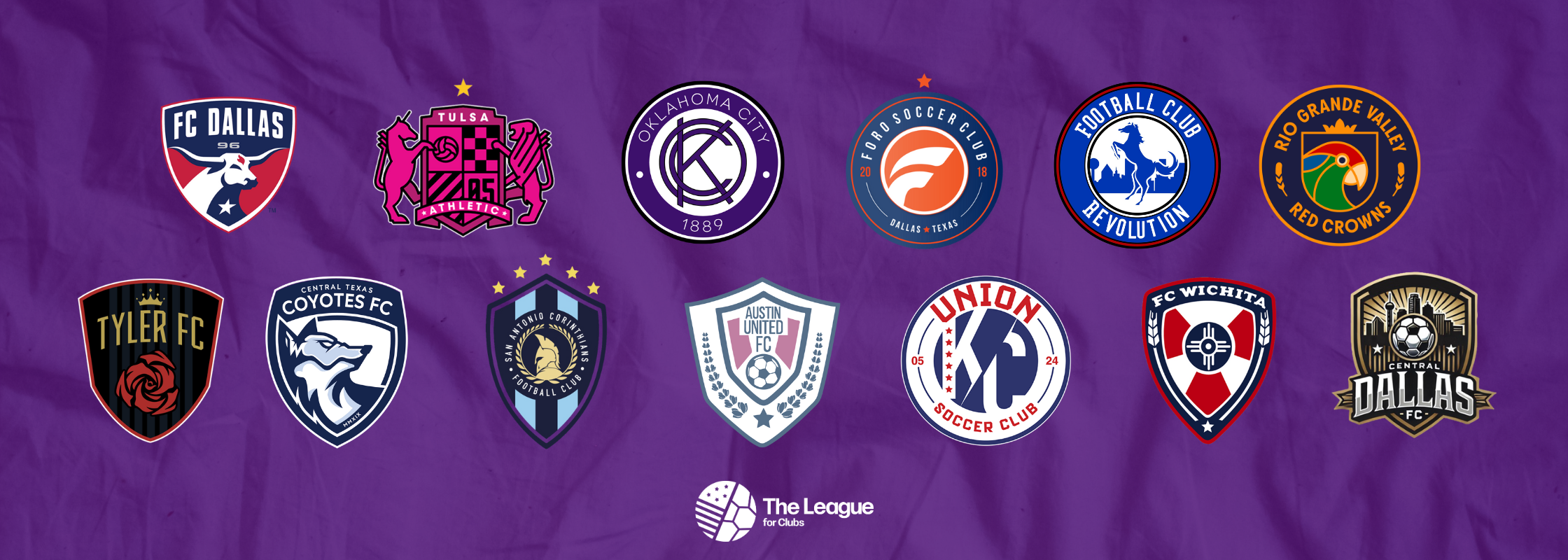 The League for Clubs Central Region Teams Announced