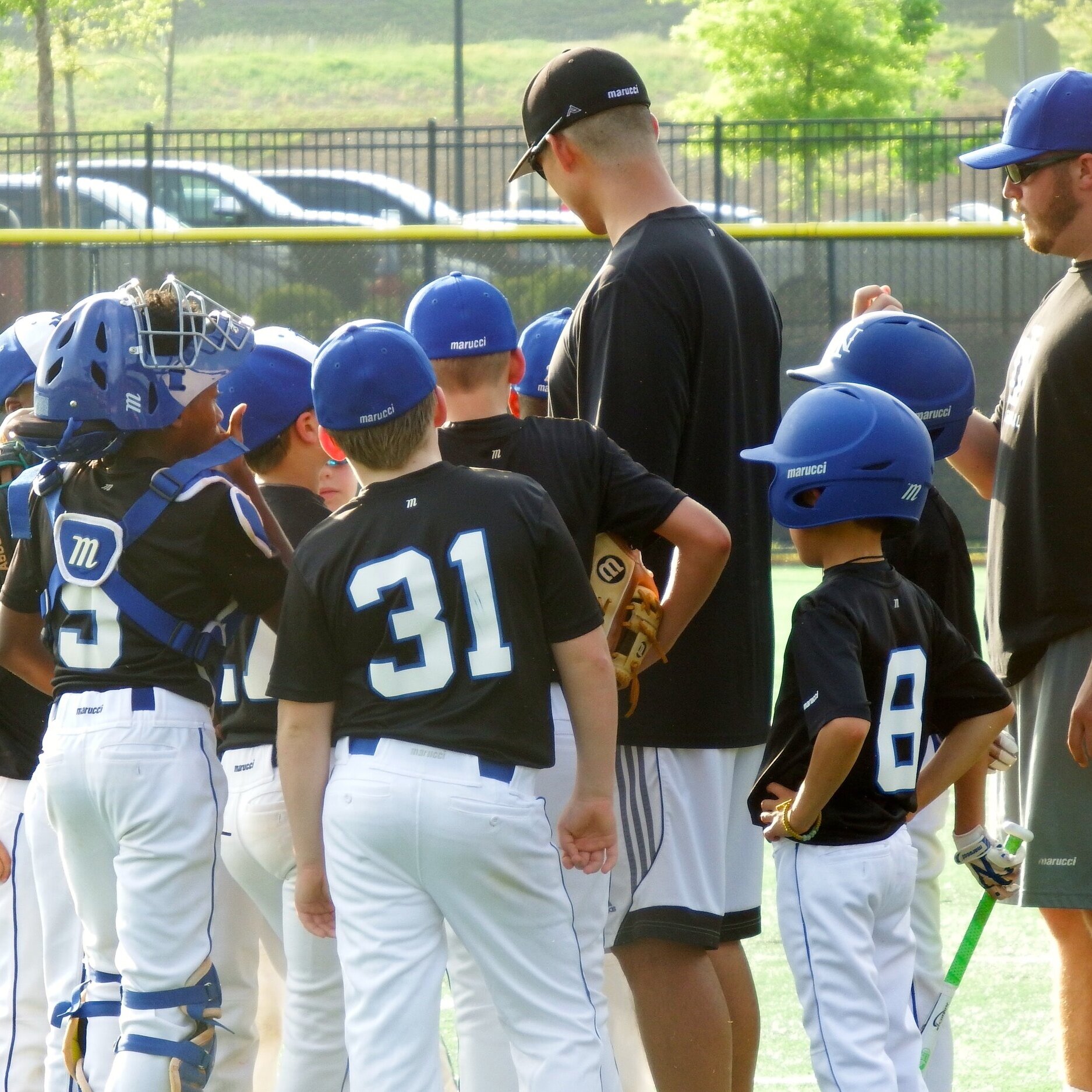 Baseball Team Huddle