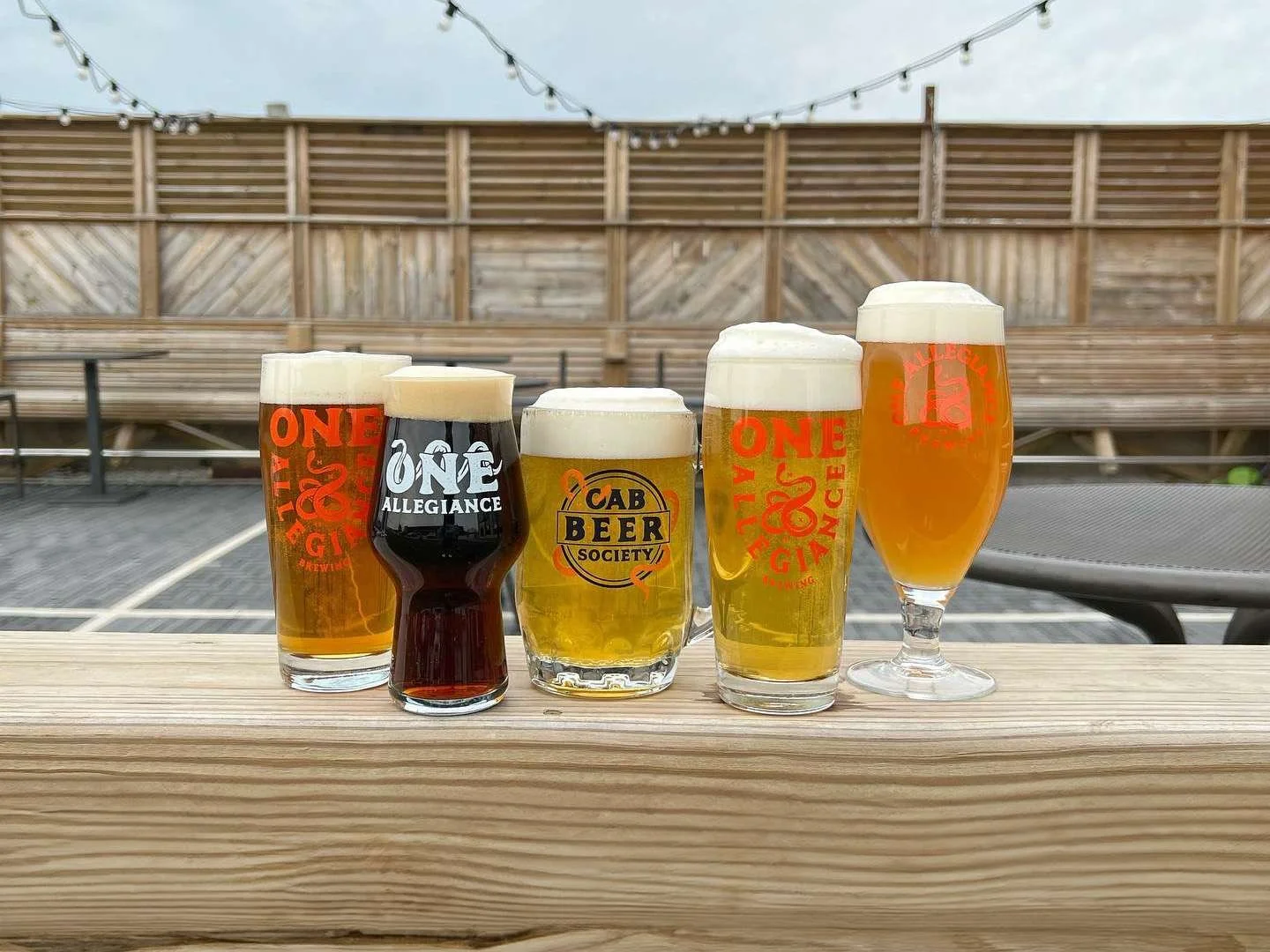 DRINKS — One Allegiance