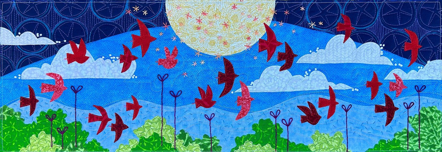 Art Quilt Mural in the Dallas Arts District — Deborah Boschert