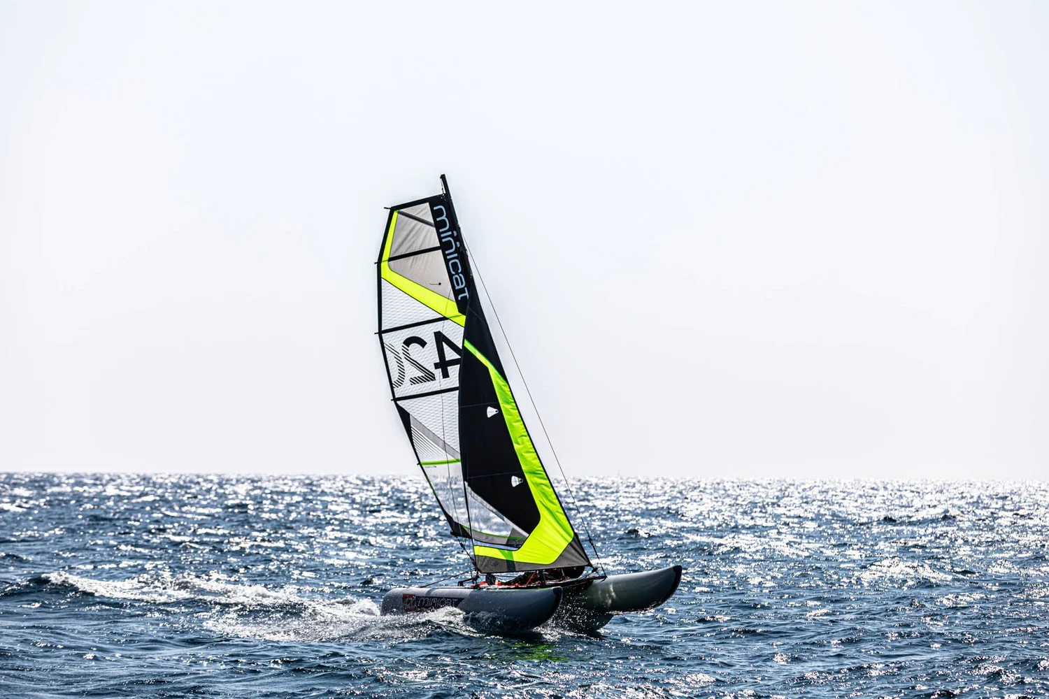 MiniCat 420 — Portable Inflatable Mini Catamaran Sailboat | Sailing Awaits
