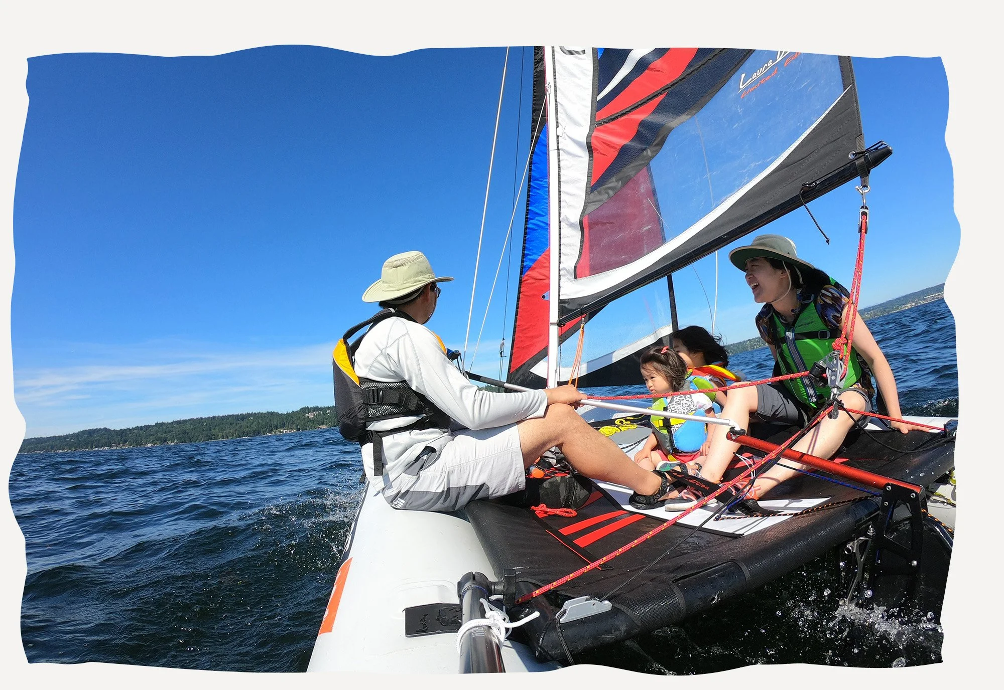 MiniCat Portable Inflatable Catamaran Sailboats | Sailing Awaits