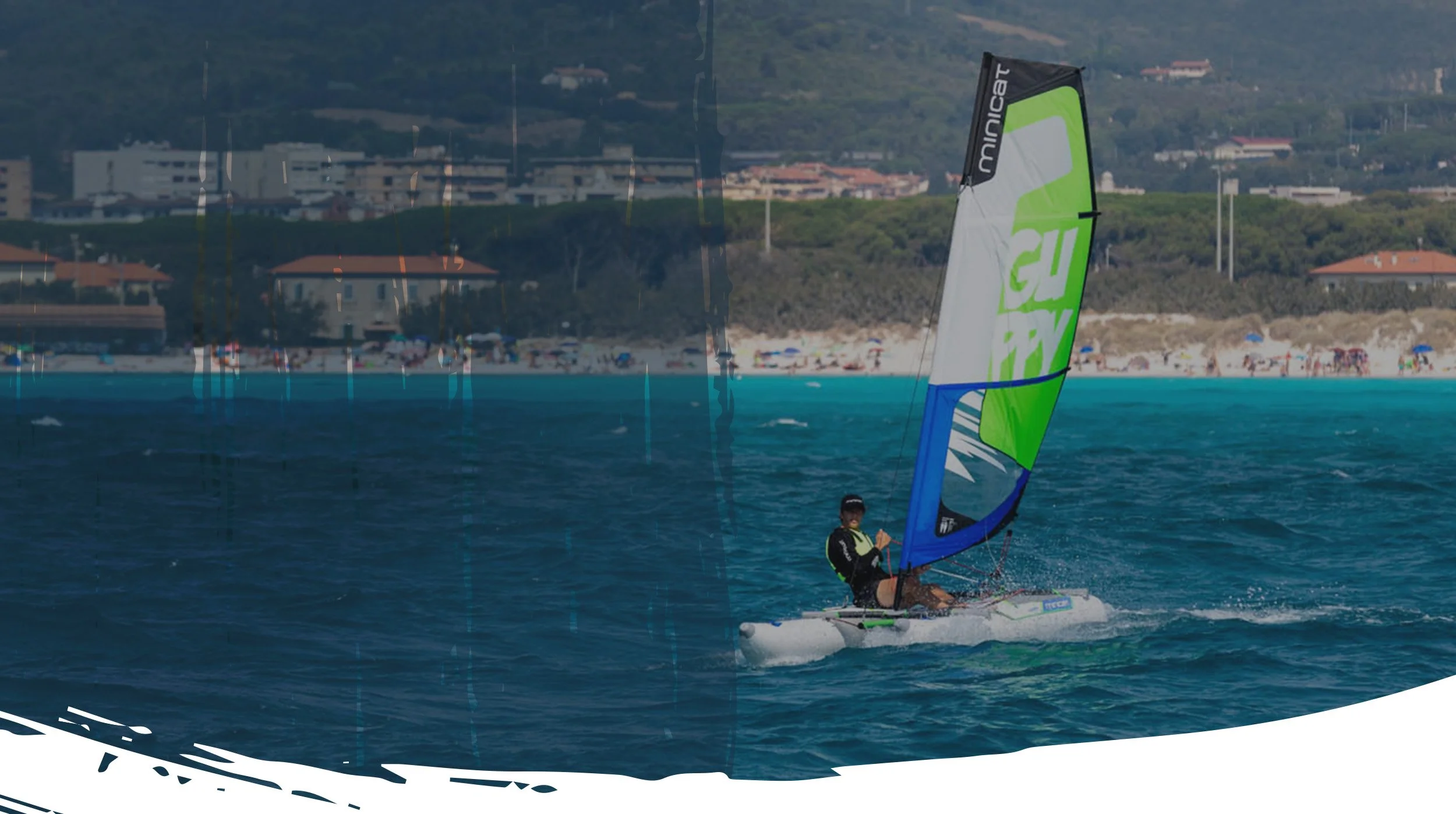 Guppy by MiniCat — Portable Inflatable Mini Catamaran Sailboat ...