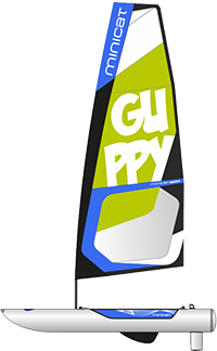 Guppy by MiniCat — Portable Inflatable Mini Catamaran Sailboat ...