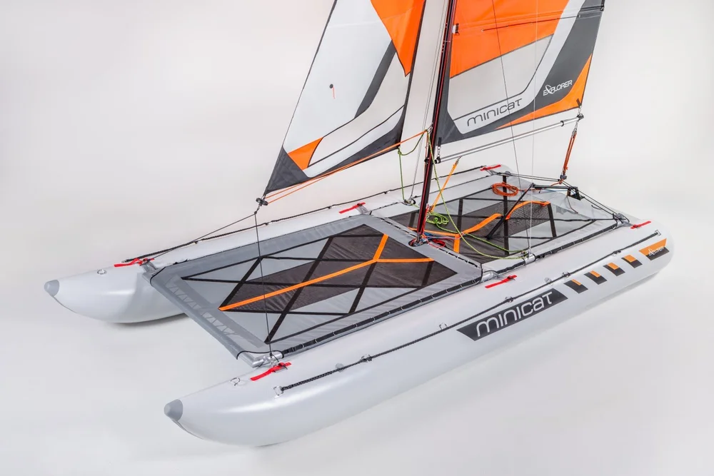 MiniCat 520 Explorer — Portable Inflatable Mini Catamaran Sailboat ...