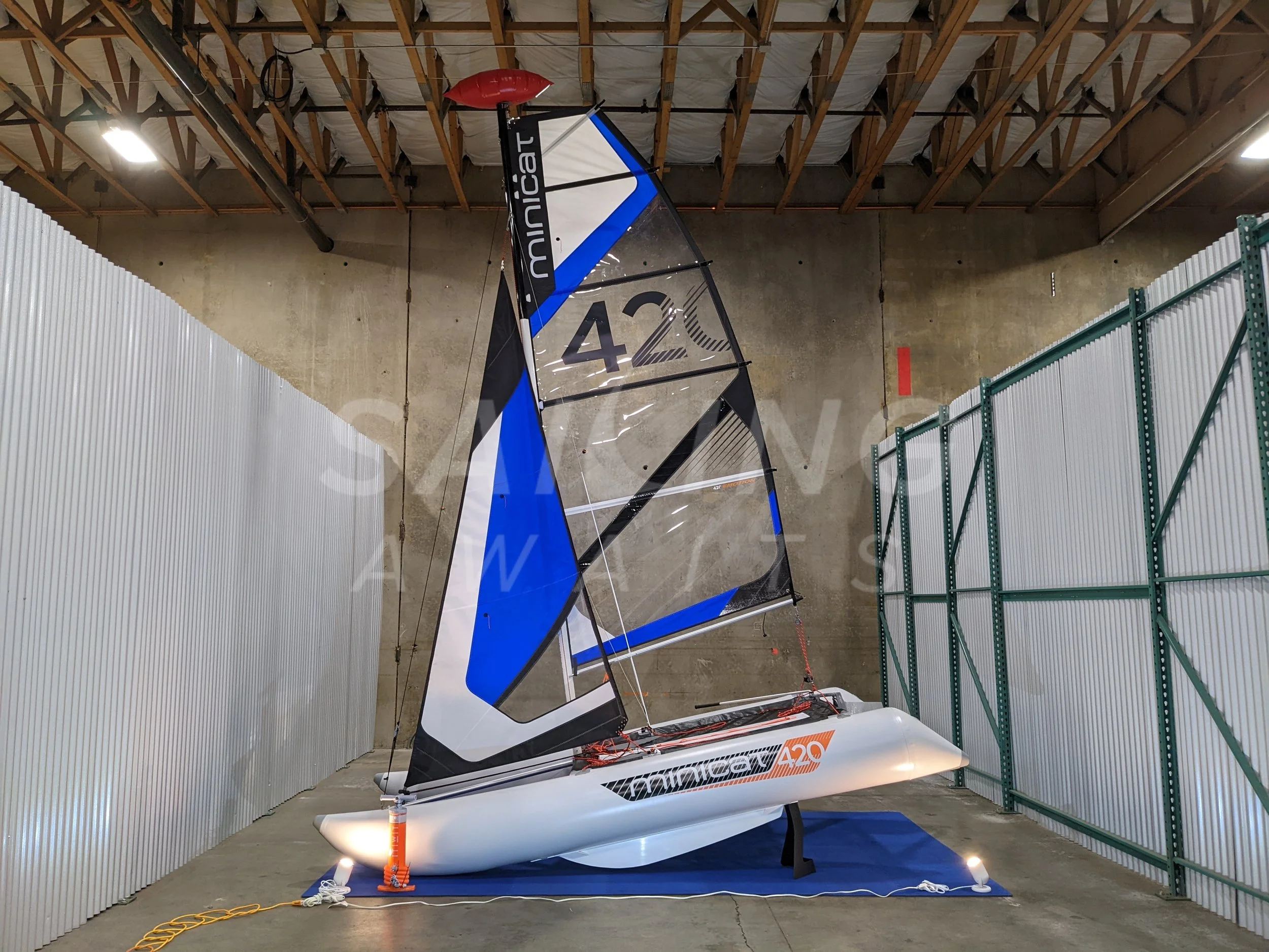 MiniCat 420 — Portable Inflatable Mini Catamaran Sailboat | Sailing Awaits