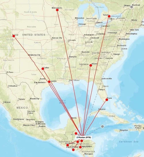 Direct Flights to Roatan — Roatan Tourism Bureau