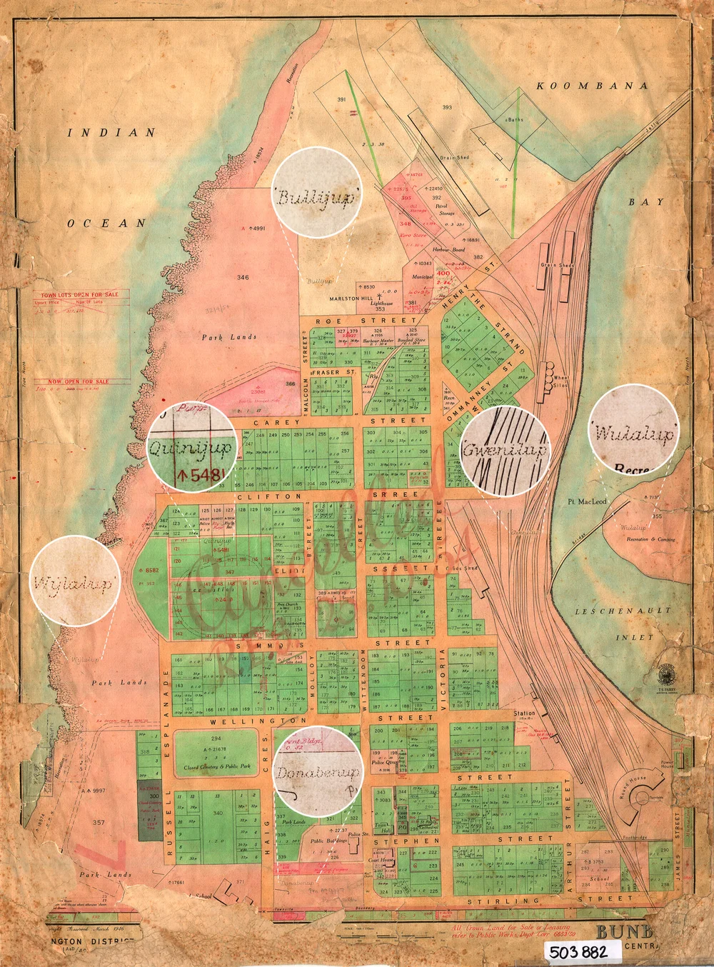 Noongar Names of Bunbury — Streets of Bunbury