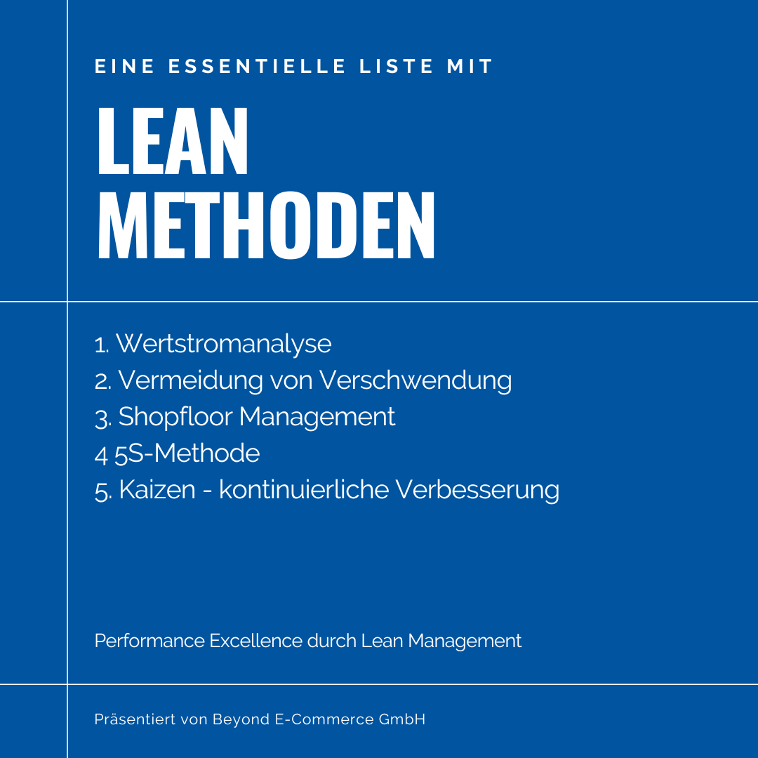 Lean Management Leitfaden für Handel und E-Commerce - 5 Lean Methoden ...