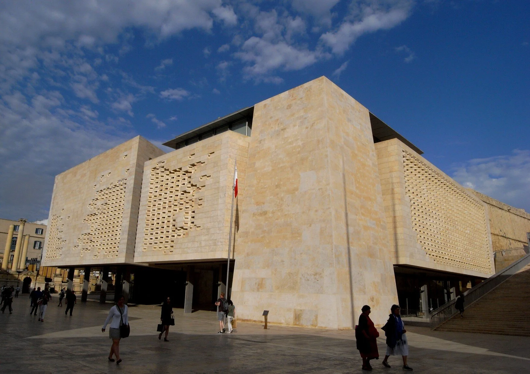Valletta: Parliament Building — Buildings of Malta