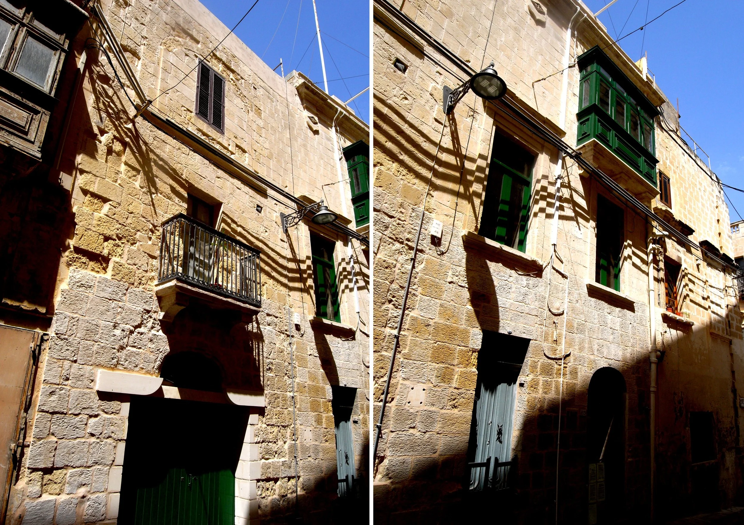 Vittoriosa: Triq L-Arcisqof M Gonzi — Buildings of Malta