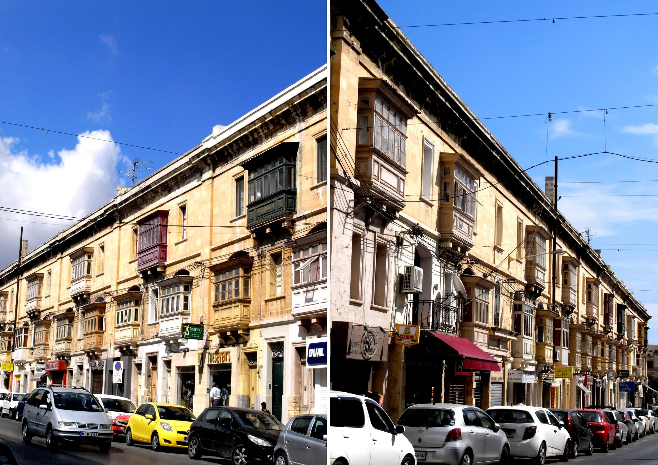 Hamrun: Triq San Guzepp — Buildings of Malta