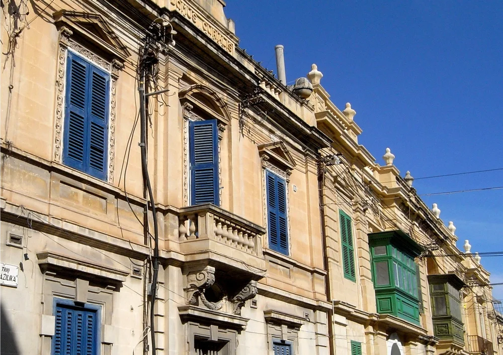 Mosta: Triq il-Bazilika — Buildings of Malta