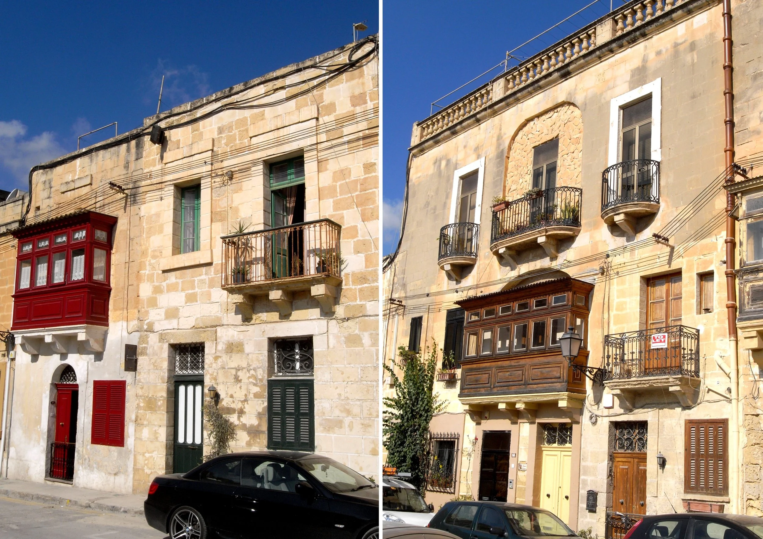Vittoriosa: Triq it-Torri ta-San Gwann — Buildings of Malta