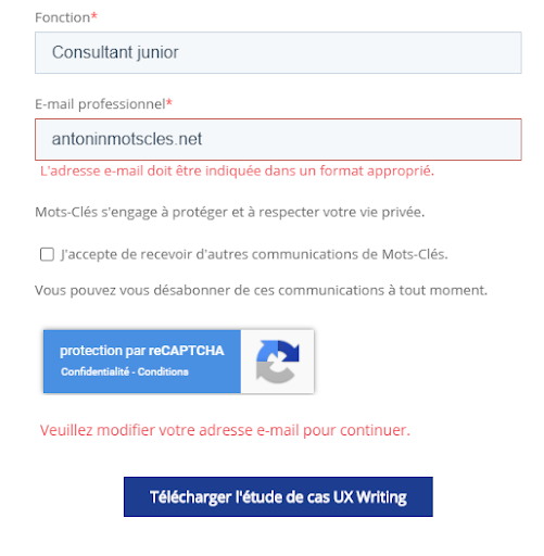 UX Writing : les meilleurs messages d’erreur