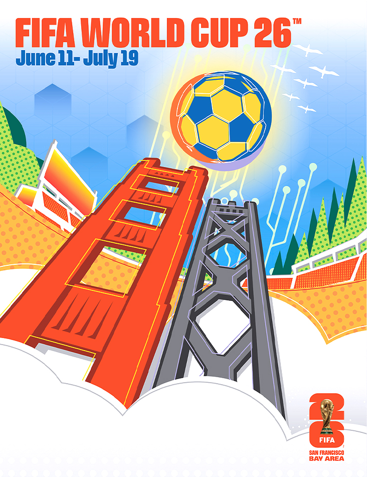 SF Bay Area Host City Poster — Bay Area Host Committee