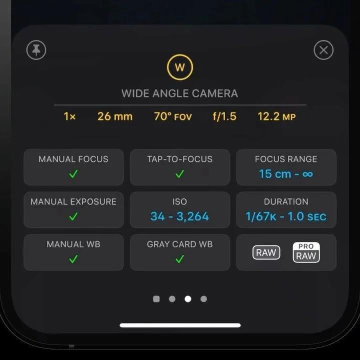 Camera M – Pro Manual Camera for iPhone and iPad