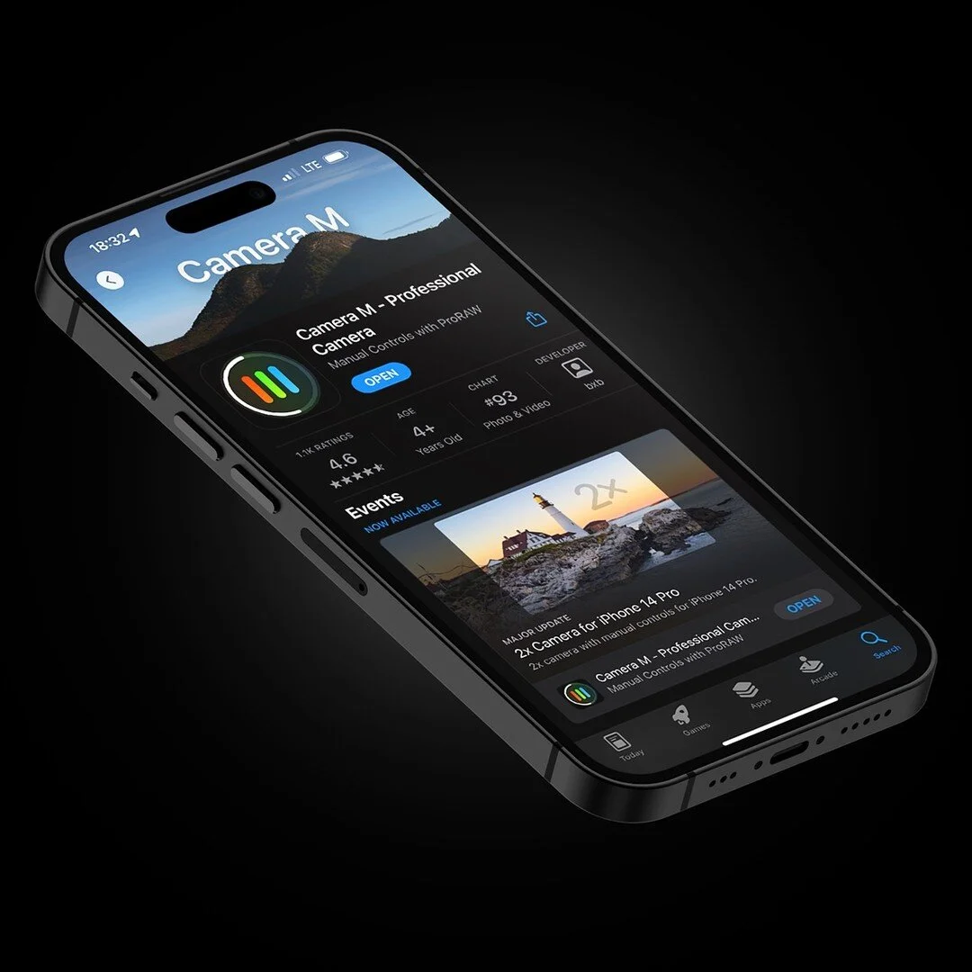 Camera M – Pro Manual Camera for iPhone and iPad
