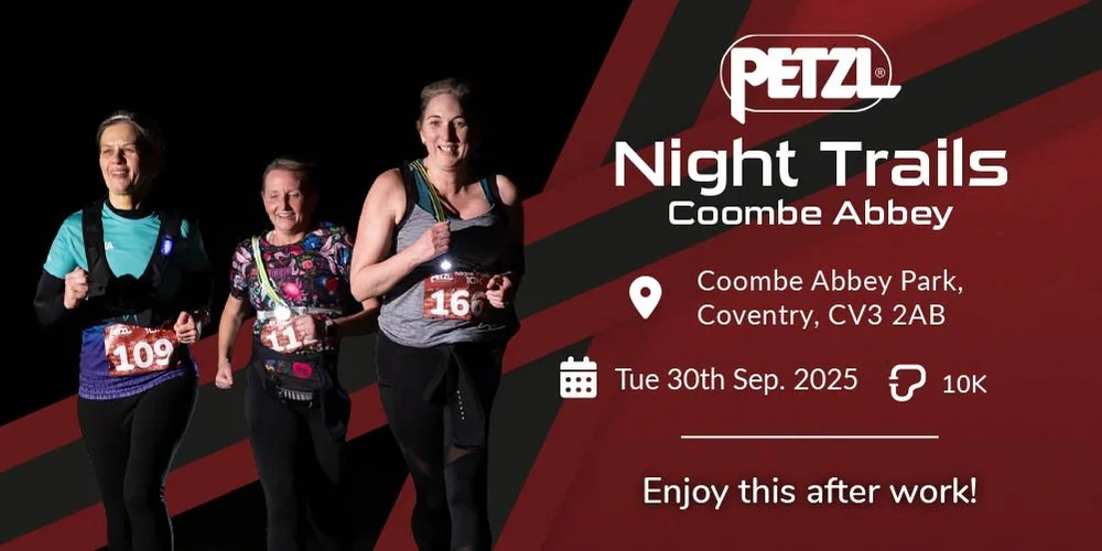 Petzl Night Trails 10k Coombe Abbey — Big Bear Events