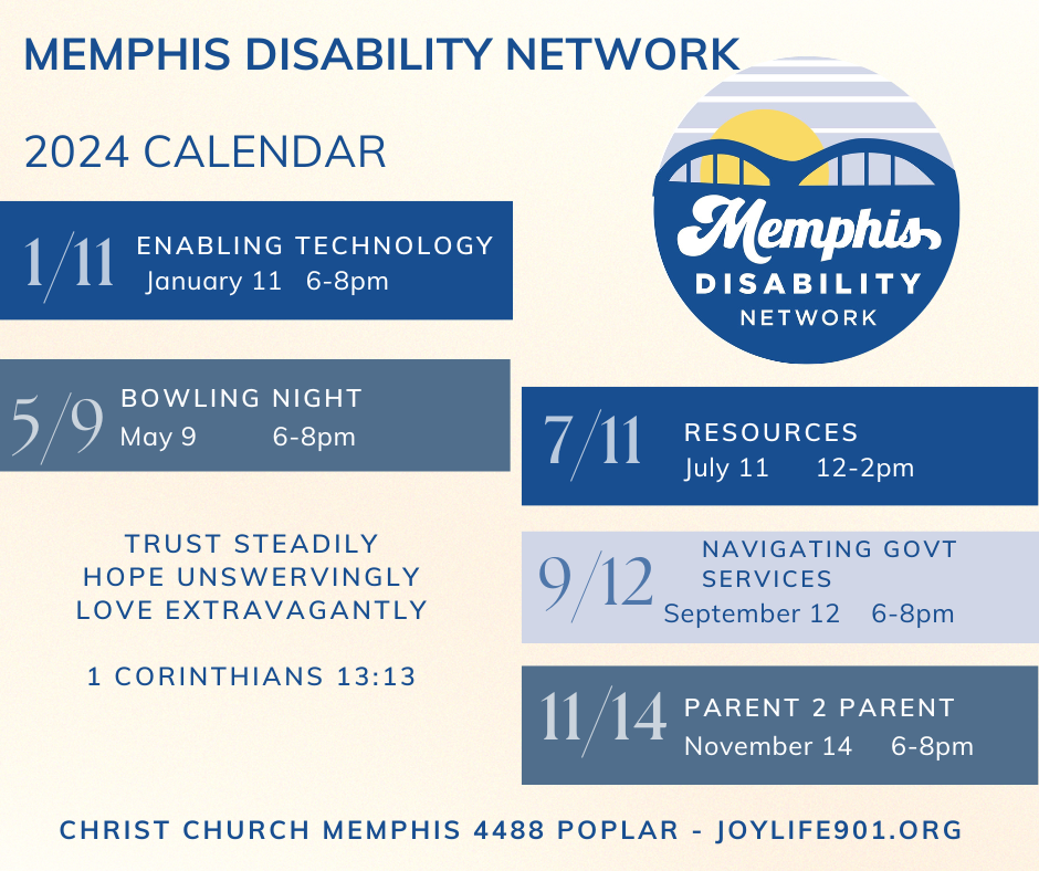 Memphis Disability Network — Joy Life 901