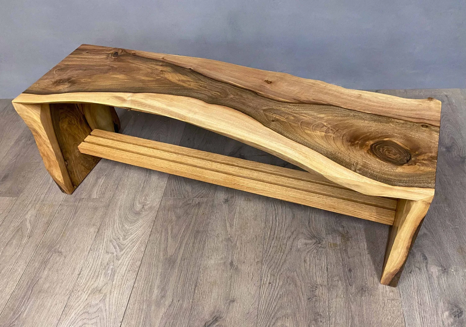 handmade, bespoke, walnut waterfall coffee table — griffinandsinclair ...