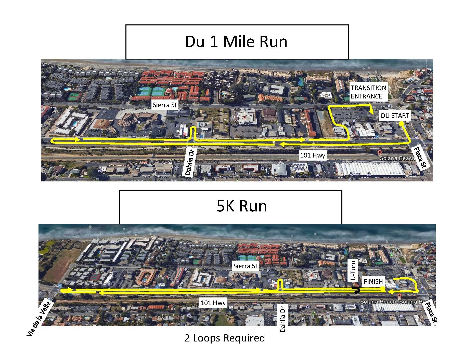 Maps — Solana Beach Triathlon & 5K