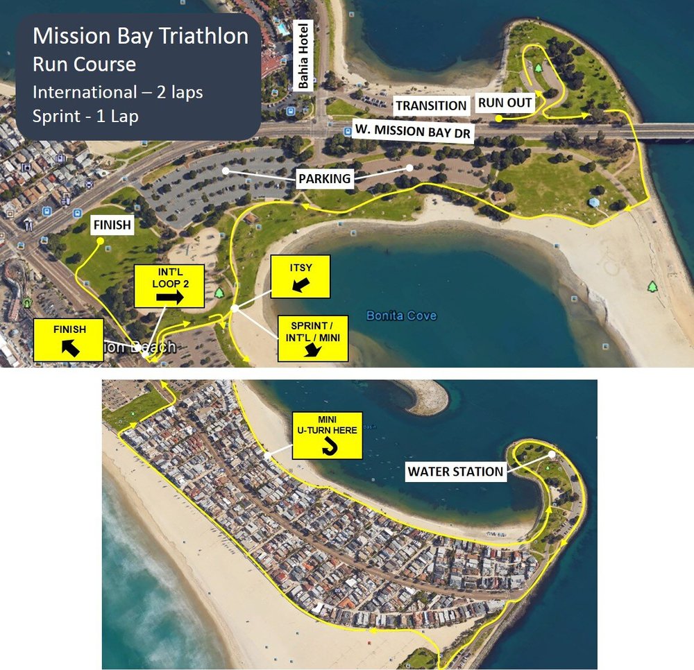 Maps — Mission Bay Triathlon